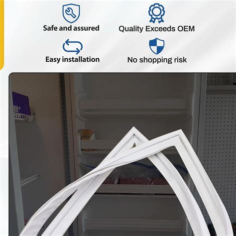 5304507199 White Freezer Door Seal Gasket Fits For Frigidaire Kenmore