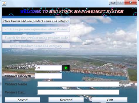 Mini Stockmanagement System Project In Java With Source Code And Report