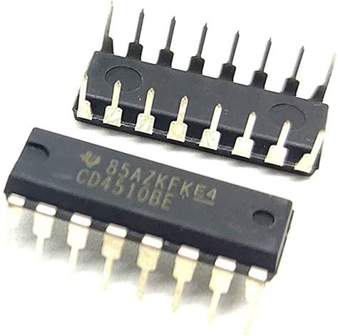 Techinfo 2pcs Cd4510be 4510 Ic Cmos Binary Updown Counter D Type