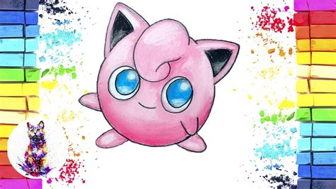 Как нарисовать Покемона Джиглипуфа How To Draw A Jigglypuff Youtube
