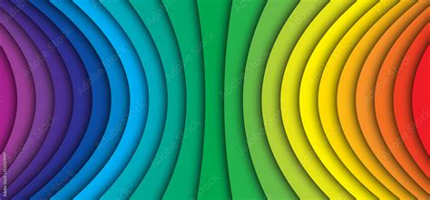 Cmyk Or Rgb Color Wheel Wave Rainbow Stripes Background Cyan Magenta