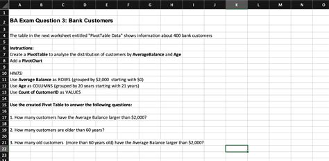 Solved List Step By Step On How To Fill Out On Excel Chegg Com