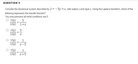 Solved QUESTION Consider The Dynamical System Described By Chegg