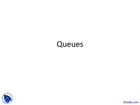 Queues Three Data Structures Lecture Slides Slides Data