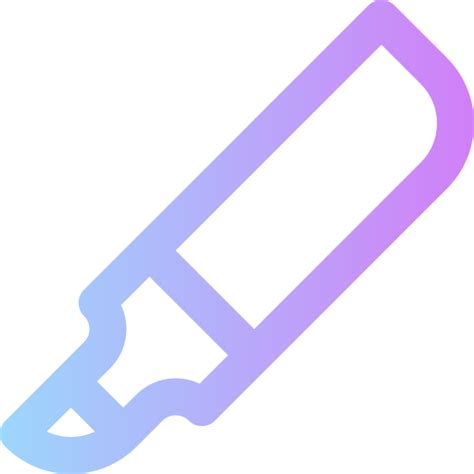 Marker Super Basic Rounded Gradient Icon