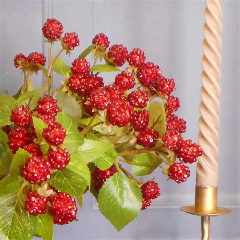 Artificial Raspberry Branch Artificial Fruit