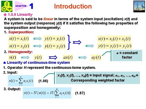 Chapter Introduction 1 8 6 Linearity A System