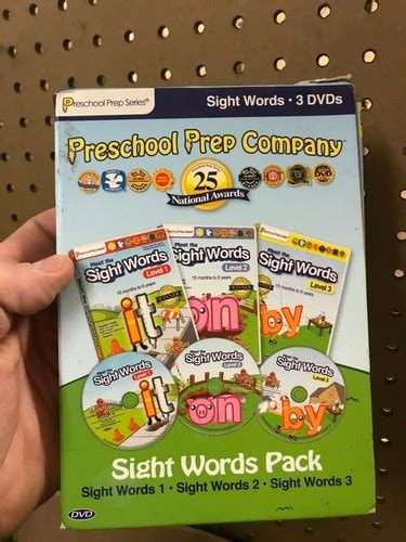 Preschool Prep Company Sight Words Pack Dvd Ebay Uk