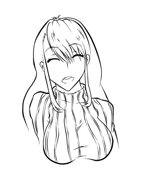 Girl In Sweater Drawing At Jewel Waddle Blog