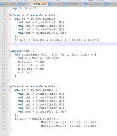 Incorrect Syntax Of Chisel Stack Overflow
