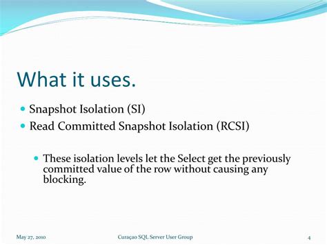 Ppt Sql Server 2005 Row Level Versioning Powerpoint Presentation Free Download Id3363830
