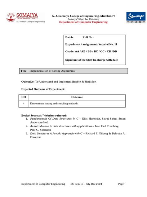 Exp 11 Sorting 1 Pdf Theoretical Computer Science Computer Science