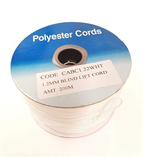 Roman Blind Cord 200mt Strong White String For Blinds