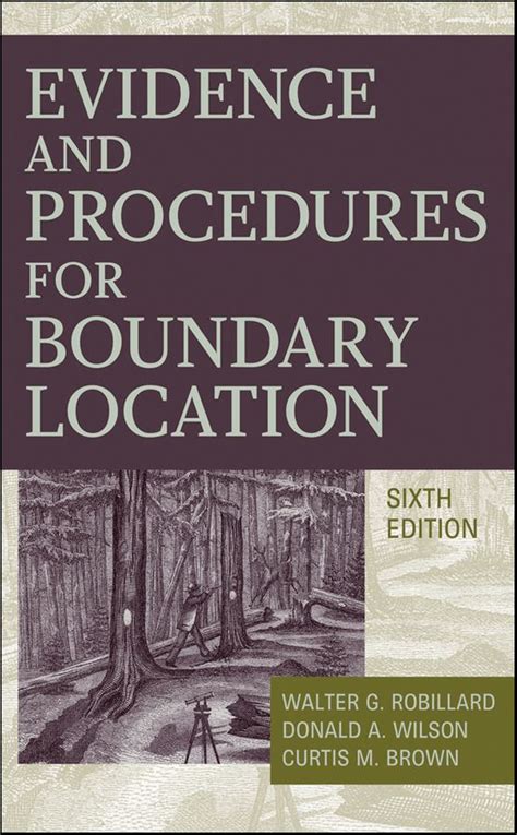 Evidence And Procedures For Boundary Location 9780470404782 Gangarams
