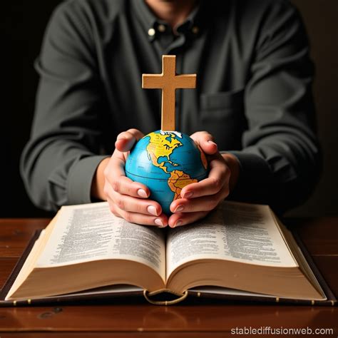 Detailed Map With Christianity Symbols Stable Diffusion Online