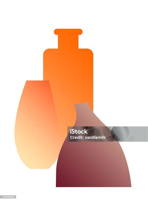 그라디언트 텍스처 꽃병 실루엣 미니멀리스트 빈티지 간단한 아이콘 패턴 배경 디자인 공휴일에 대한 스톡 벡터 아트 및 기타 이미지 공휴일 그래픽 프린트 긍정적인 감정