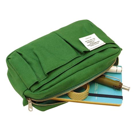 Delfonics Utility Pouch S Green Miso Paper Uk