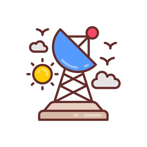 Advanced Weather Forecasting Icon In Vector Illustration 24244177