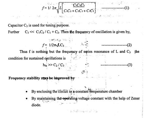 A Media To Get All Datas In Electrical Science Clapp Oscillator