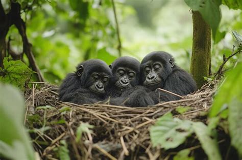 Analyzing Gorilla Nesting Behaviors Ar Generative Ai Premium Ai
