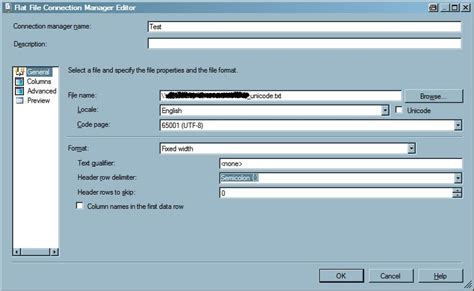 Information Transmogrification Sql Server Integration Services Unicode Is Not Unicode