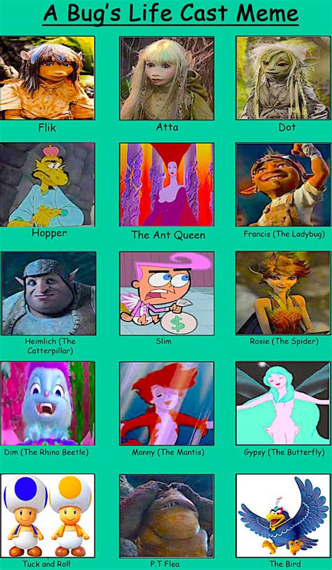 A Pixies Life Cast Meme By Smochdar On Deviantart