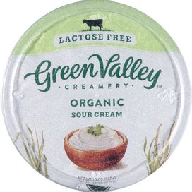 Green Valley Creamery Sour Cream Lactose Free Organic 12 Oz