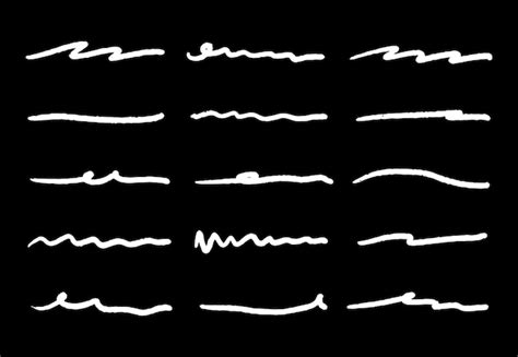 Premium Vector Hand Drawn Scribble Lines Swift Crossed And Wavy Underlines By Chalk Crayon Pen