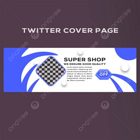 Twitter Cover Page Design Template Download On Pngtree