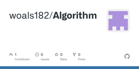 Github Woals Algorithm