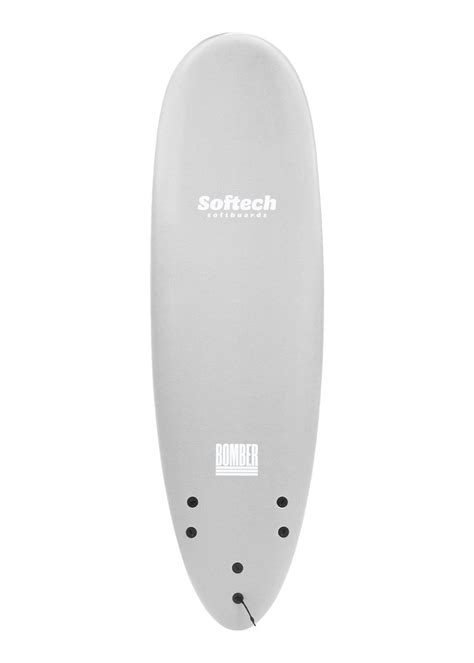 Softech Bomber Soft Surfboard 5ft 10 Greyred