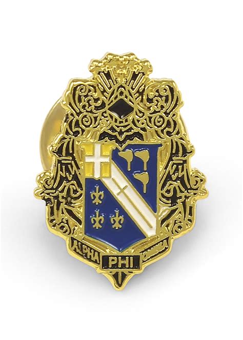 Alpha Phi Omega Crest Pin 14k Gold Alpha Phi Omega Pin The Collegiate Standard