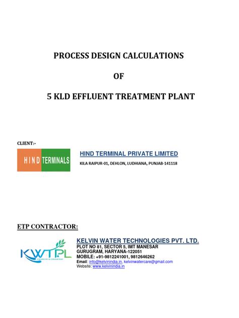Detail Design Calculation Pdf