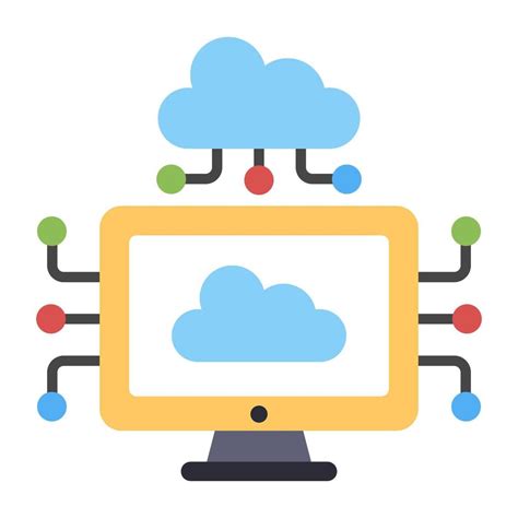 An Editable Design Icon Of Cloud Computing Vector Art At Vecteezy
