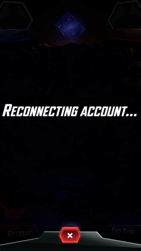 My Account Is Permanently Stuck In Reconnect Rmarvelsnap