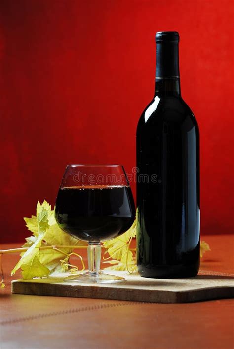 Wine Glass And Bottle Stock Image Image Of Alcohol Champagne 7540099