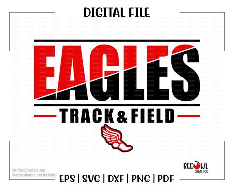 Track Svg Eagle Track Svg Eagle Eagles Track Svg Dxf Eps Png Pdf Sublimation Cut File