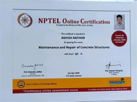 Ashish Rathor On Linkedin Nptel