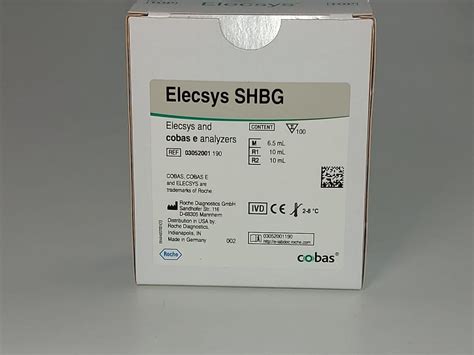 Roche Elecsys Shbg 100 Test Aldeal Lab Tech Limited