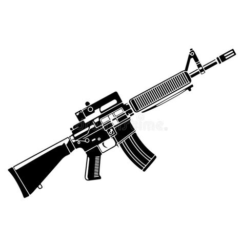 Simple Rifle Drawing