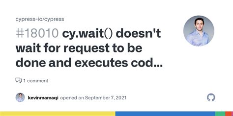 Cywait Doesnt Wait For Request To Be Done And Executes Code Below