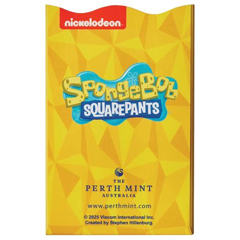 Spongebob Squarepants 1g Gold Minted Bar