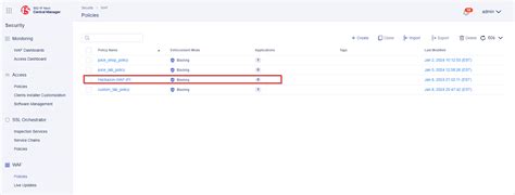 Lab 51 Import A Waf Policy