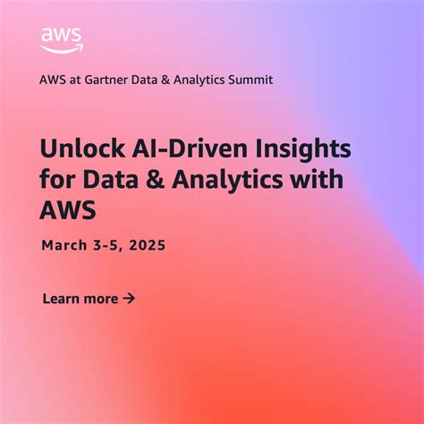 aws aws dataanalytics generativeai aws databases and analytics