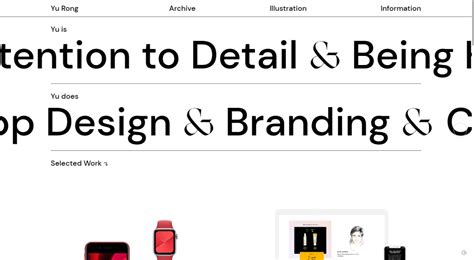 Yu Rong Graphic Designer Aards