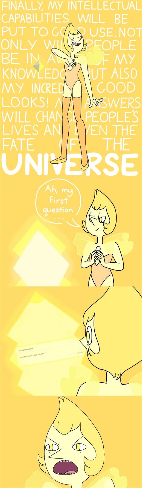 I Dont Know What A Lemon Is But This Is Unacceptable Steven Universe Steven Universe Funny