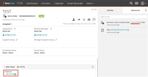 bmc helix multi cloud broker link to access jira ticket from smart it
