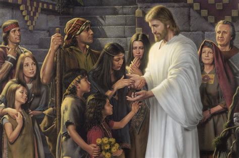 Following His Resurrection Jesus Christ Appeared Among The People Of