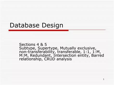 PPT Database Design PowerPoint Presentation Free Download ID 465358