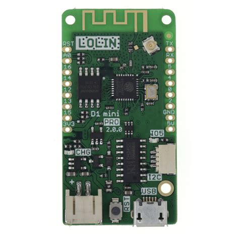 LOLIN D Mini Pro V WEMOS WIFI SP MB Ext Ant MicroPython Nodemcu Arduino